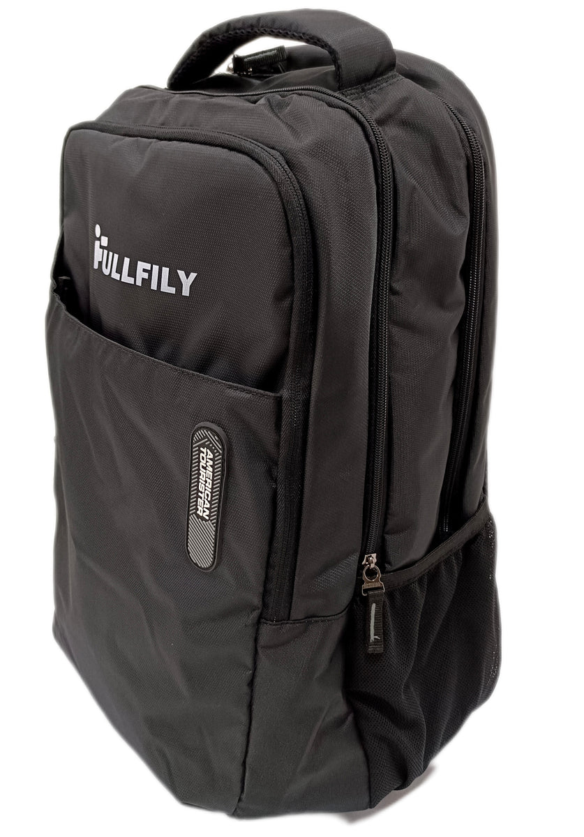 American Tourister Laptop Backpack with Fullfily logo – Bags N Tags LLP